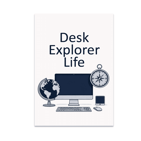 Desk Explorer Life Modern Workspace Decor - Home Office Enthusiast ...
