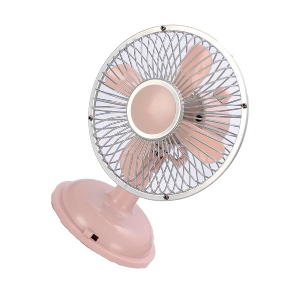 Desk Fan 2 Speed USB/AA Battery Adjust Angle Oscillating Table Fan Gift ...