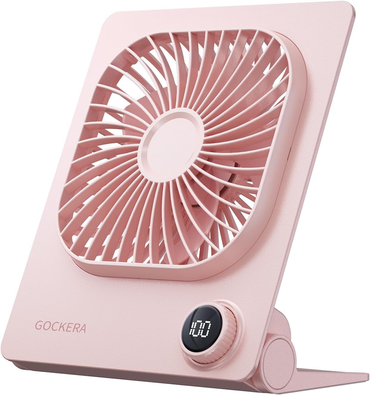 Desk Fan, 6.61''Ultra-thin 5000mAh Battery Powered Fan with Powerful ...