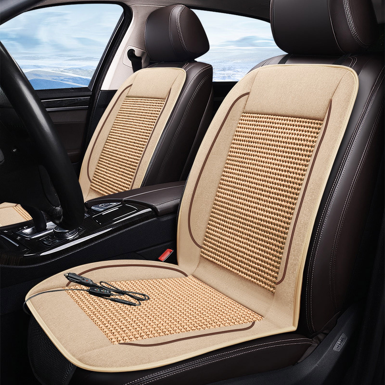 Desk Fan Car Ventilation Cushion Ice Silk Wind Cushion Cool Cushion ...