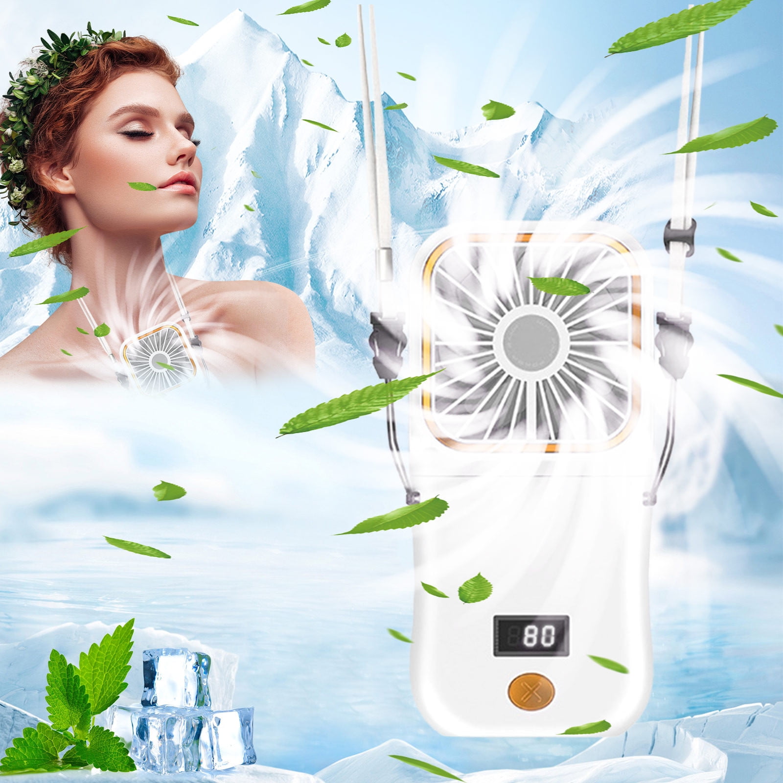 Desk Fan Handheld Small Fan Desktop Small Fan Portable USB Fan Mini ...