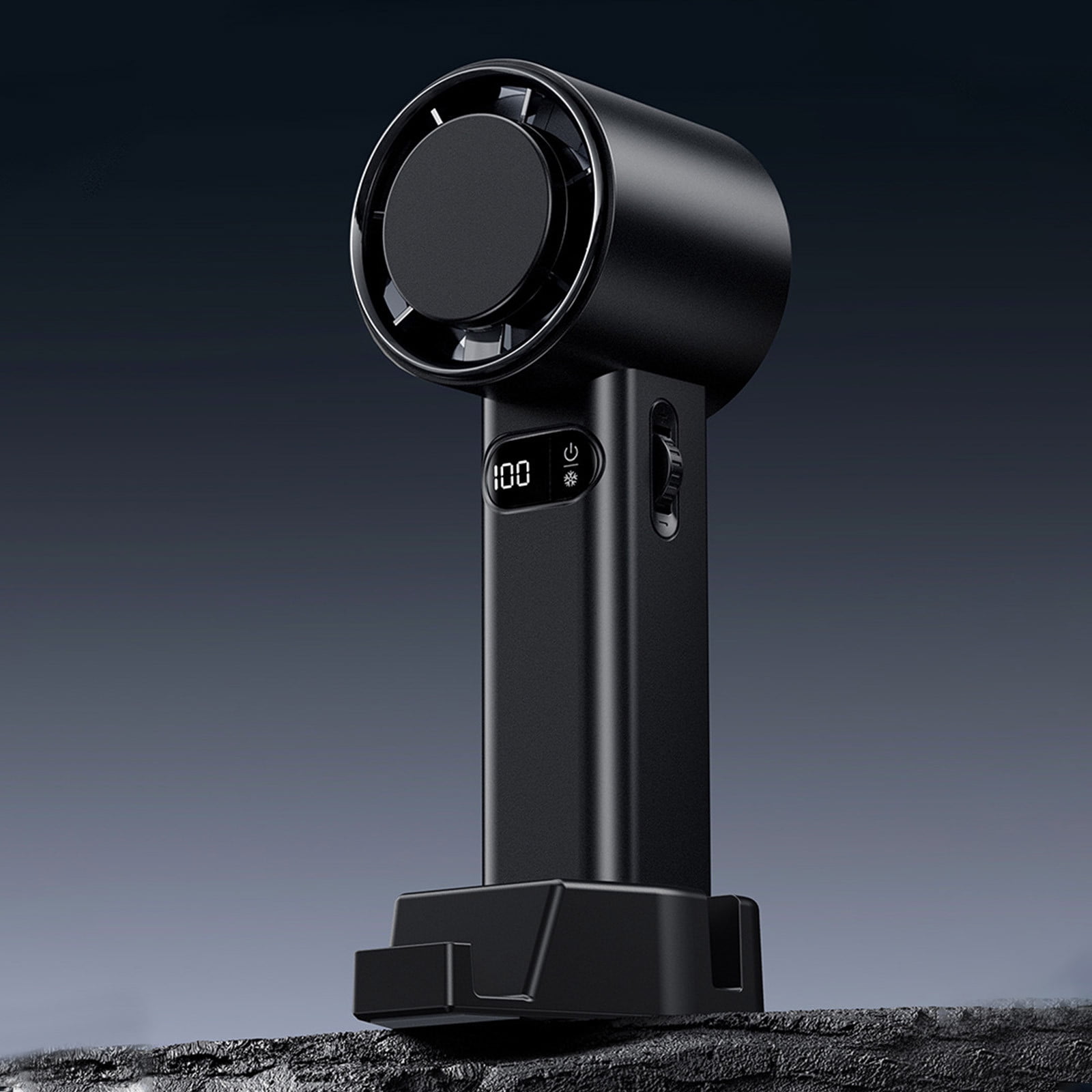 Desk Fan New 100 Speed Turbo Fan Portable Mini Refrigeration and Ice ...