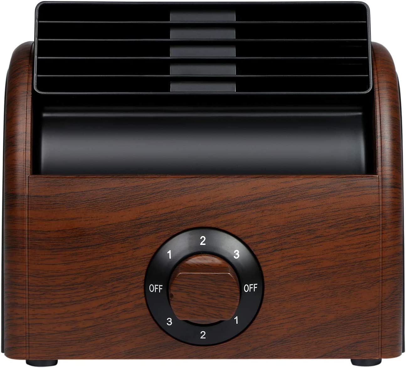 Desk Fan Personal Quiet Powerful Small Table Fans Retro Bladeless Fans ...