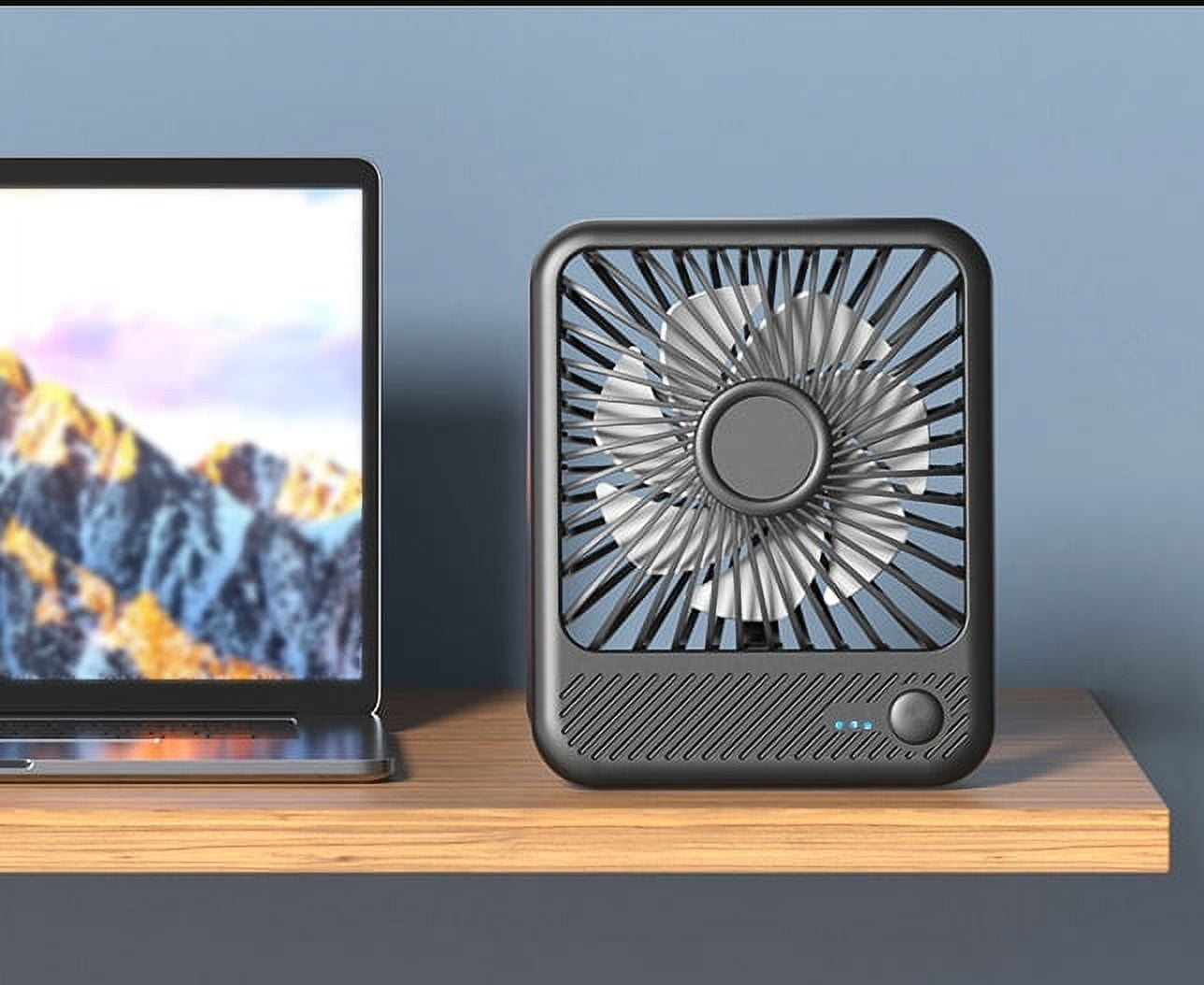 Desk Fan, Quiet Fan, 5-inch Strong Wind Small Personal Fan with 180 ...