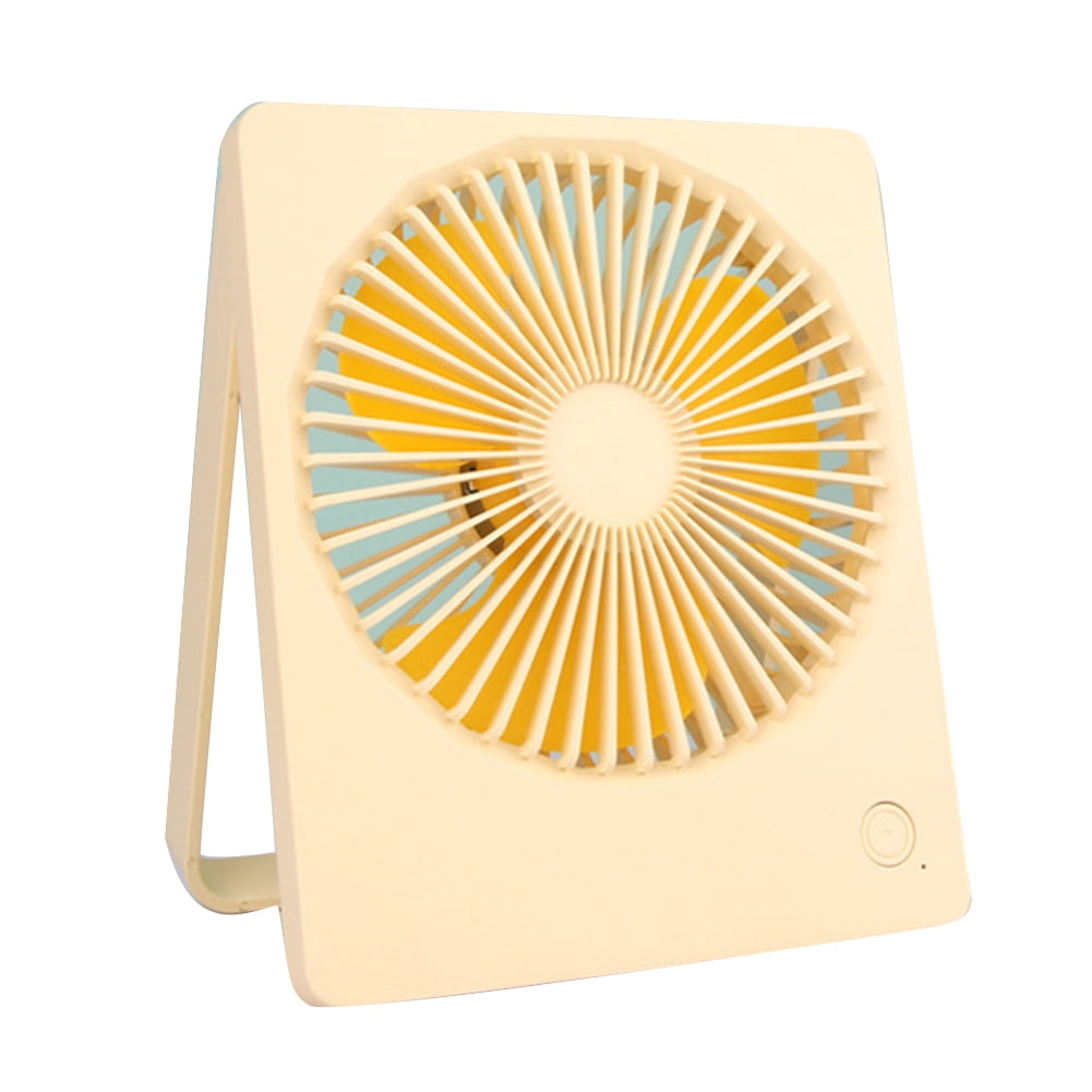 Desk Fan, Rechargeable Battery Fan Portable Foldable Personal 3 Wind ...