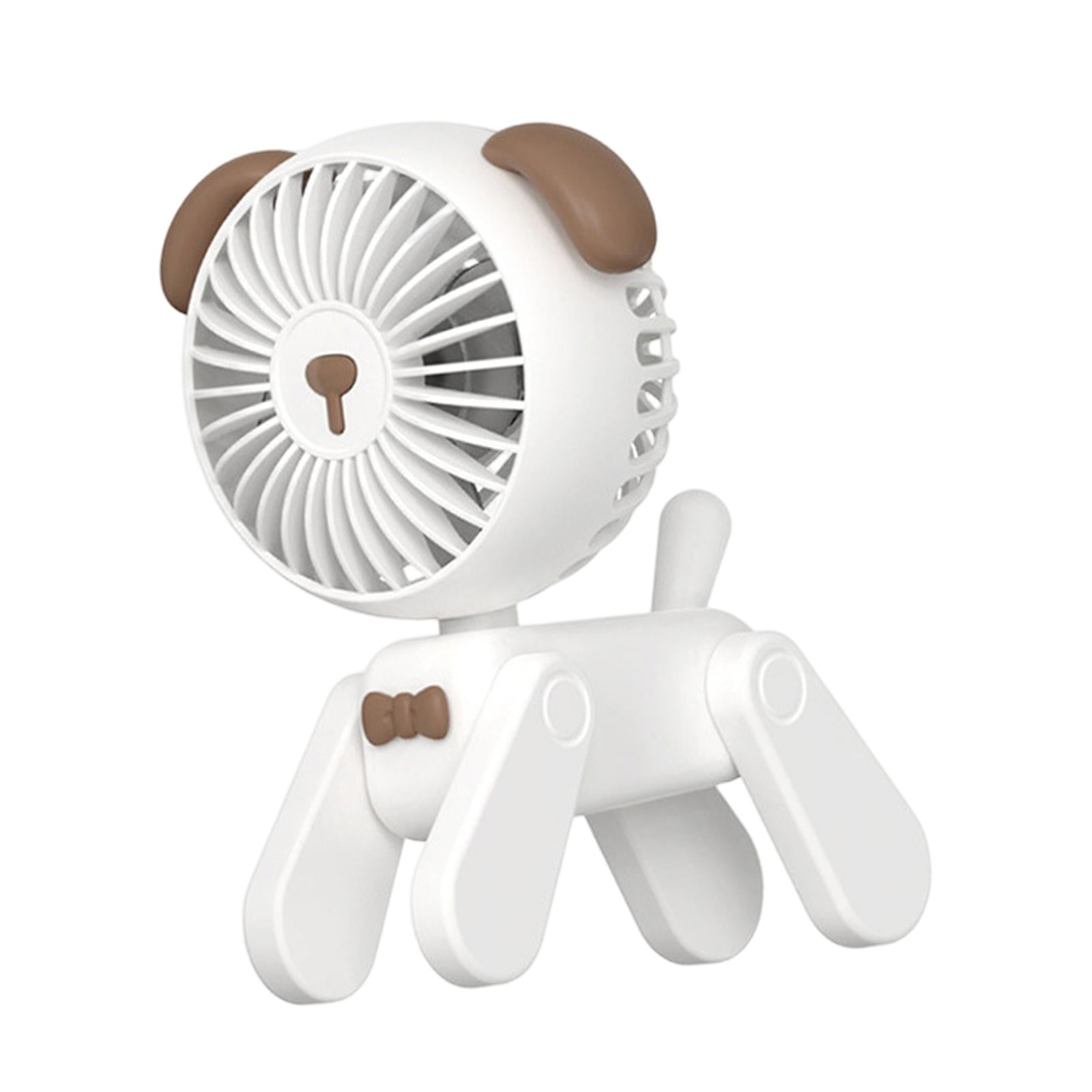 Desk Fan USB Personal Fan Creative 30 and Down Adjustment Three Wind ...