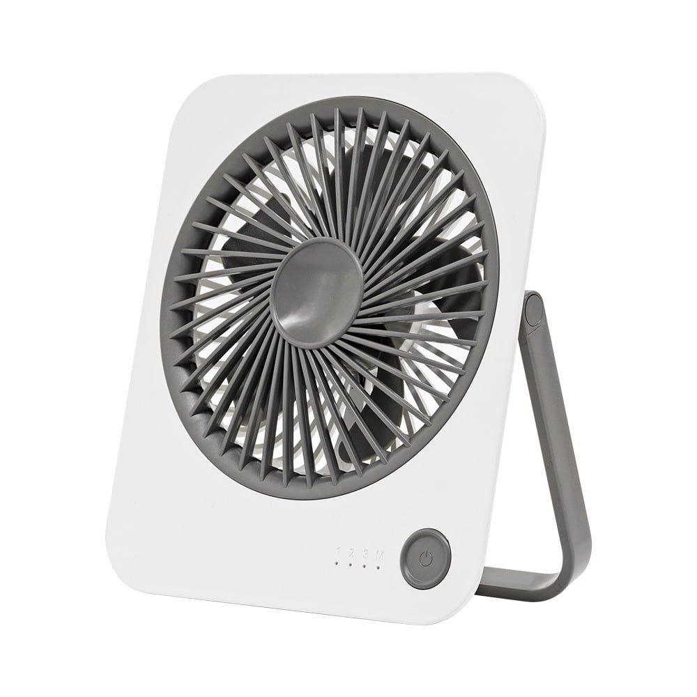 Desk Fan, Ultra Quiet Battery Operated Small USB-C Fan with Strong Wind ...