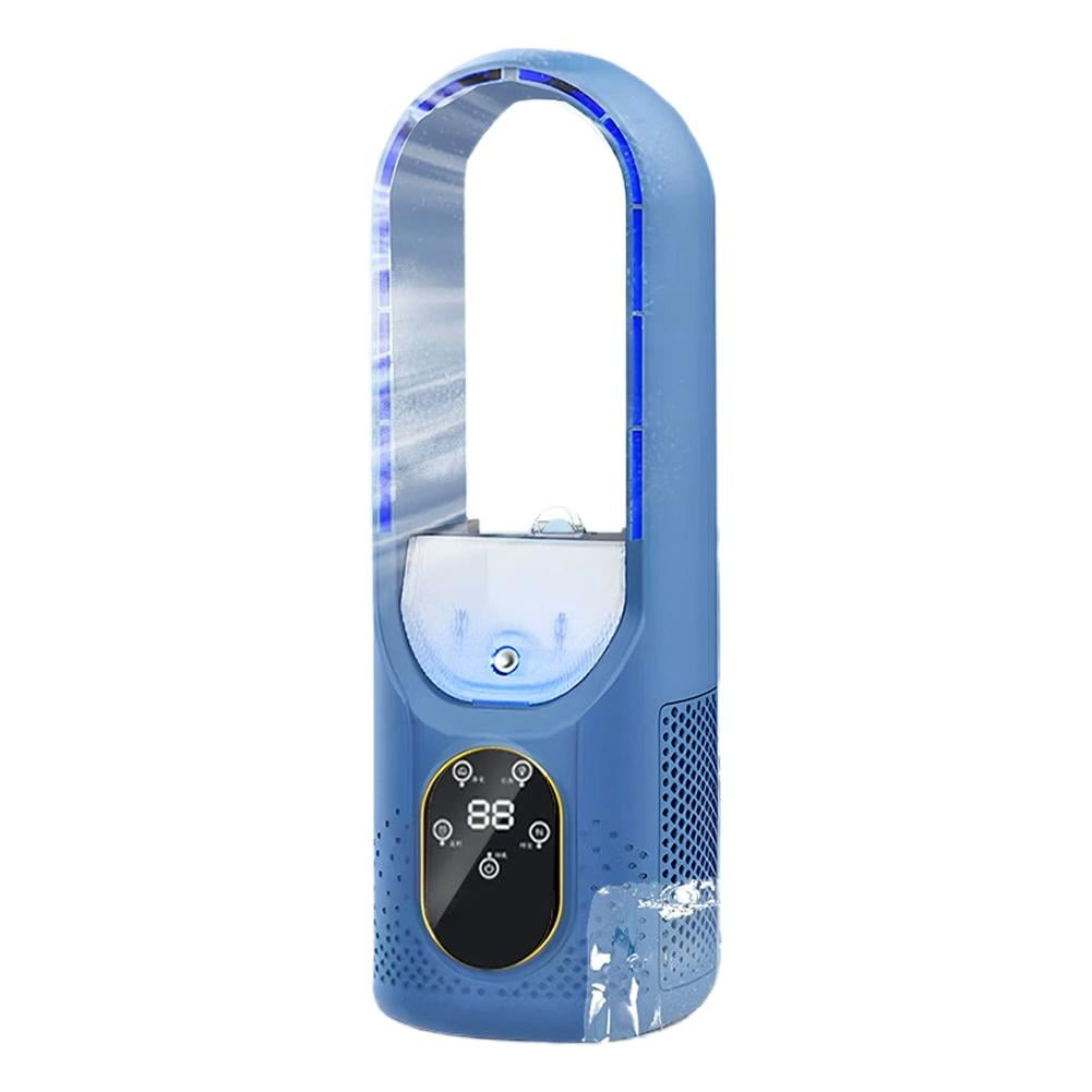 Desk Fans,Bladeless Fan Small Quiet,Leafless Spray Cooling Fan-6 Speeds ...