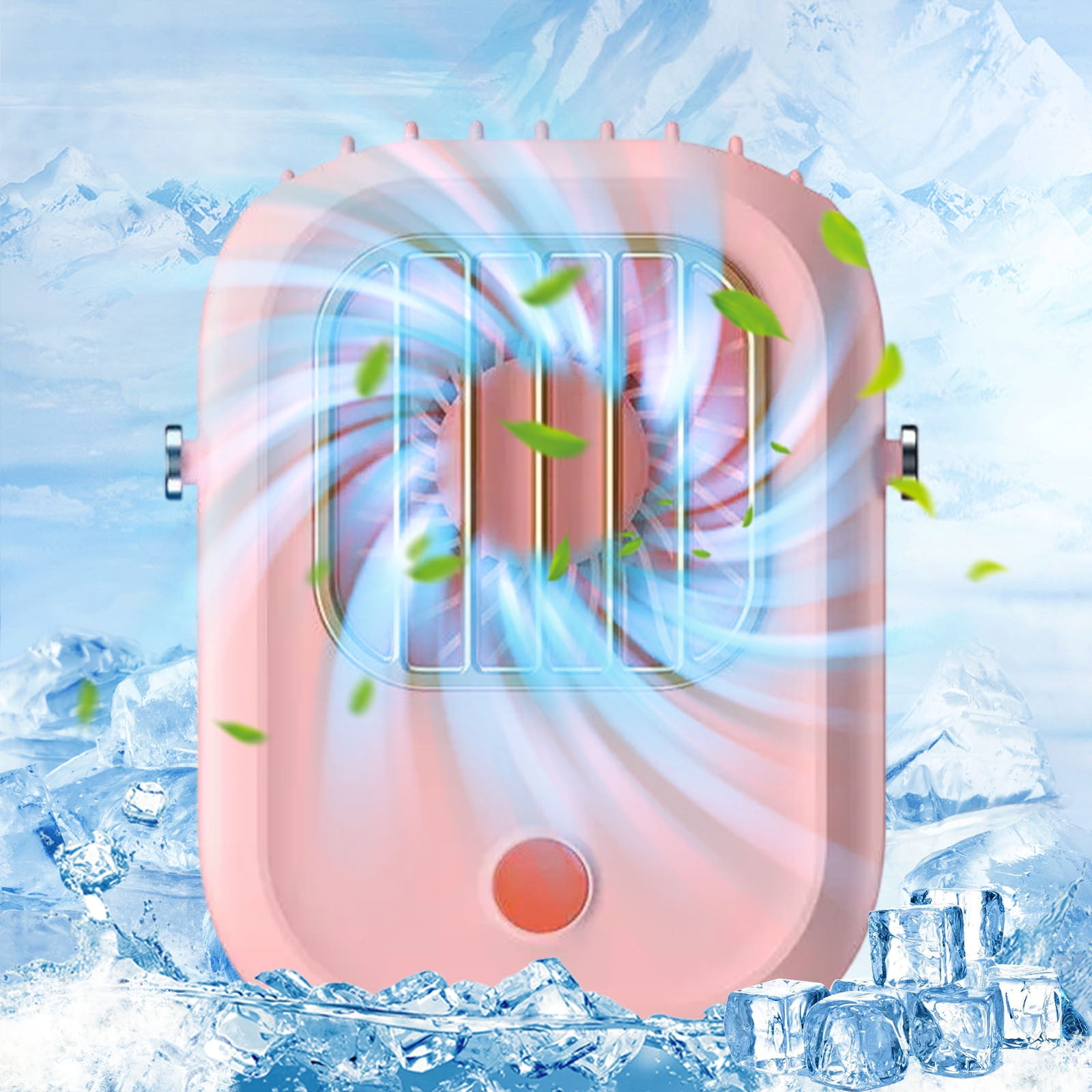 Desk Fans Clearance, Neck Mounted Fan With Bladeless USB Charging ...