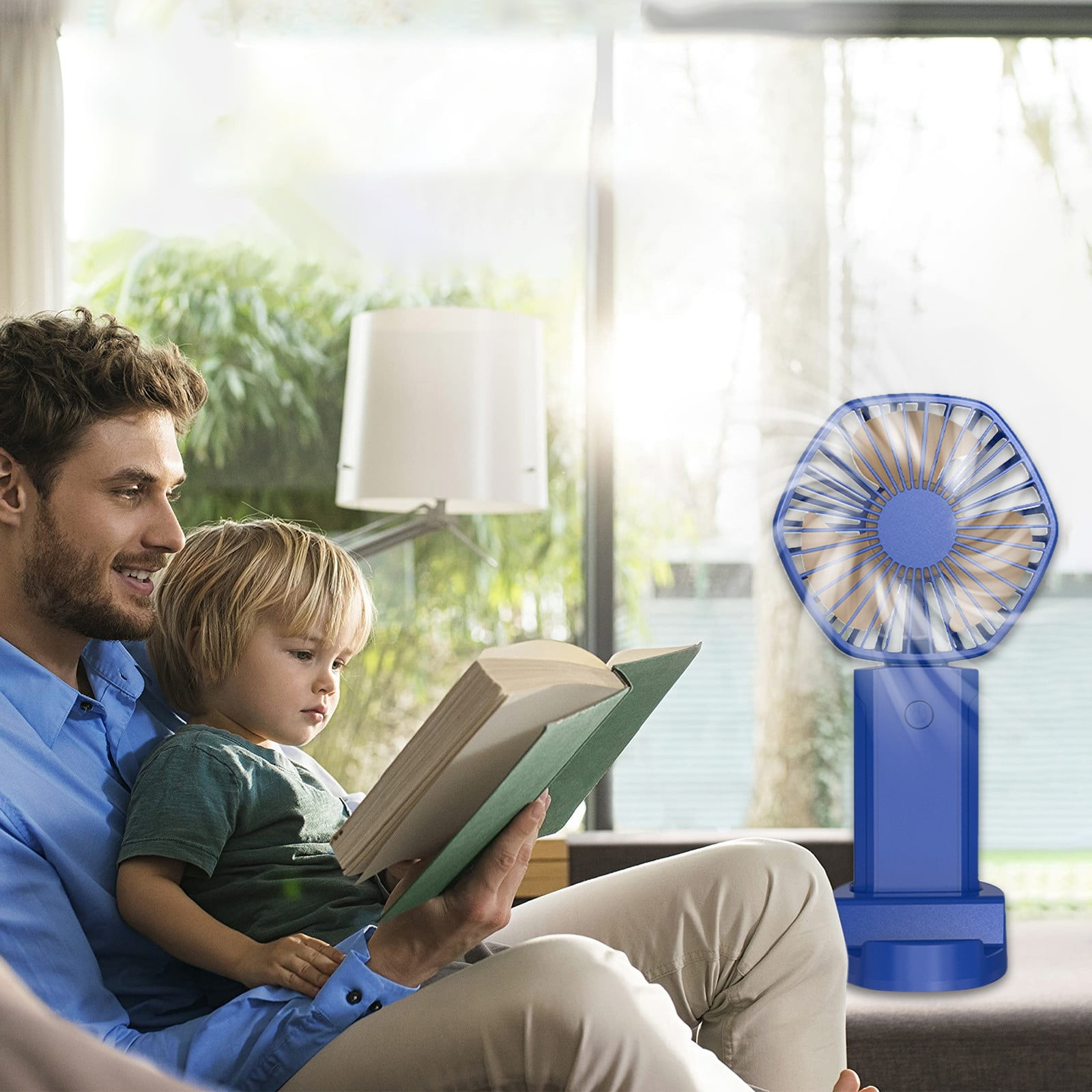 Desk Fans Clearance, USB Desktop Fan Rechargeable Convenient Mini Small ...