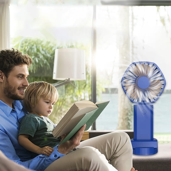 Desk Fans Clearance, USB Desktop Fan Rechargeable Convenient Mini Small ...
