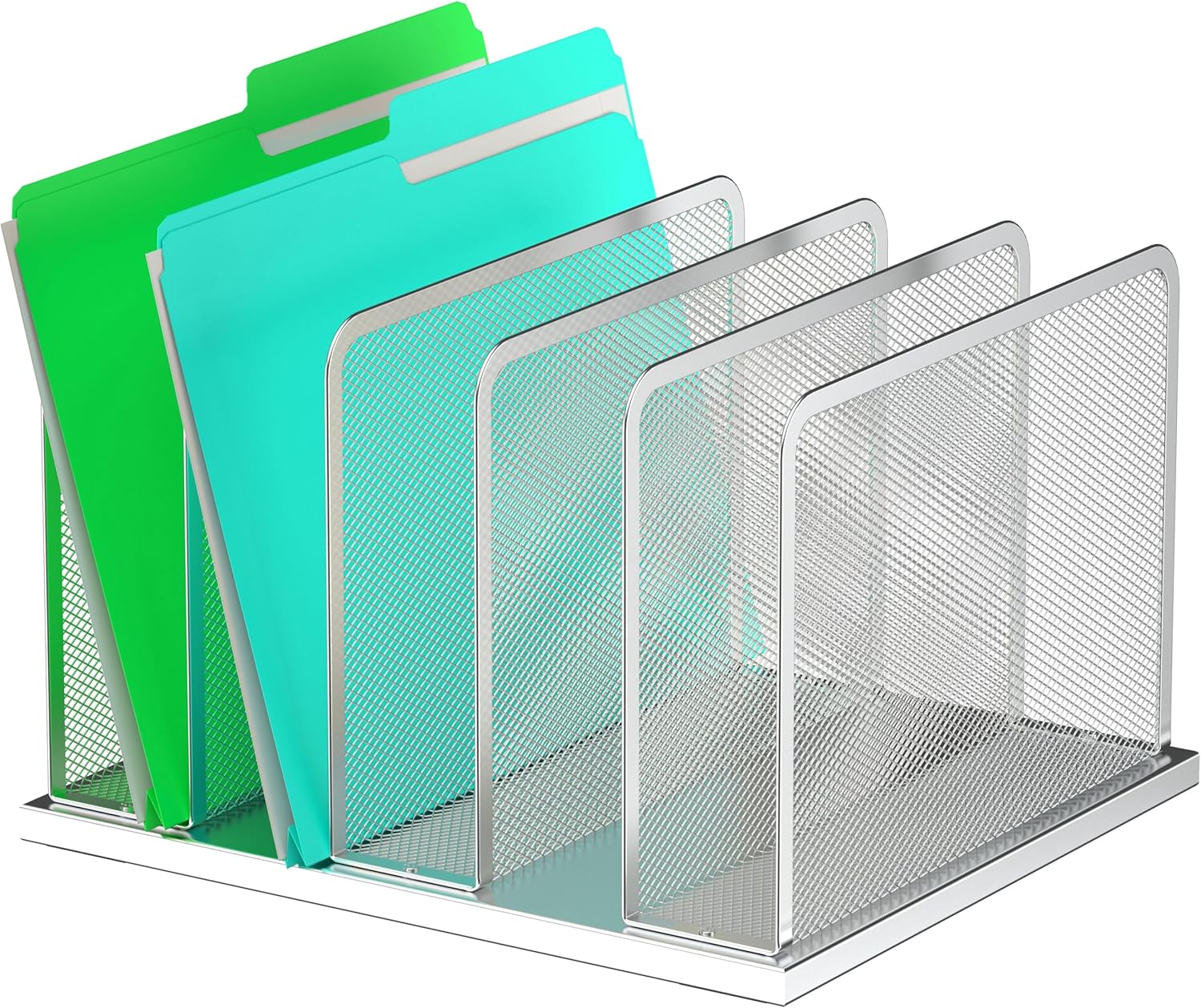 Desk File Organizer Upright Mesh Desktop Organizer File Sorter Office ...