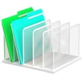Desk File Organizer Upright Mesh Desktop Organizer File Sorter Office ...