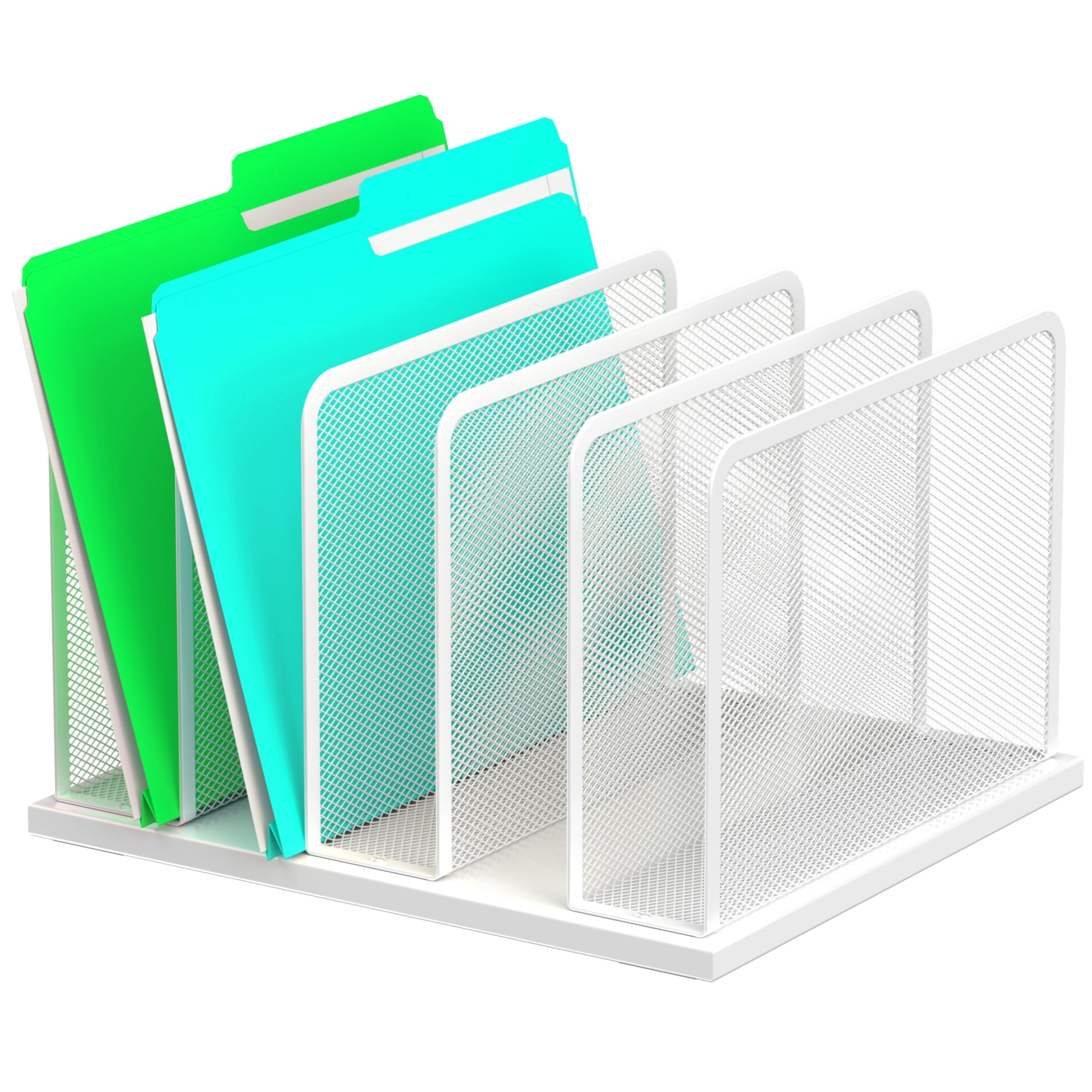 Desk File Organizer Upright Mesh Desktop Sorter Office Organization ...