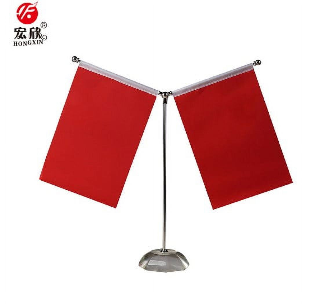 Desk Flag Holder Sturdy Flag Pole Holder Flag Display Bracket Metal ...