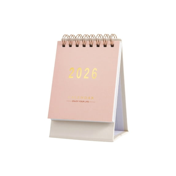 Desk Flip Calendar | Small Desktop Daily Planner, Office & Home ...