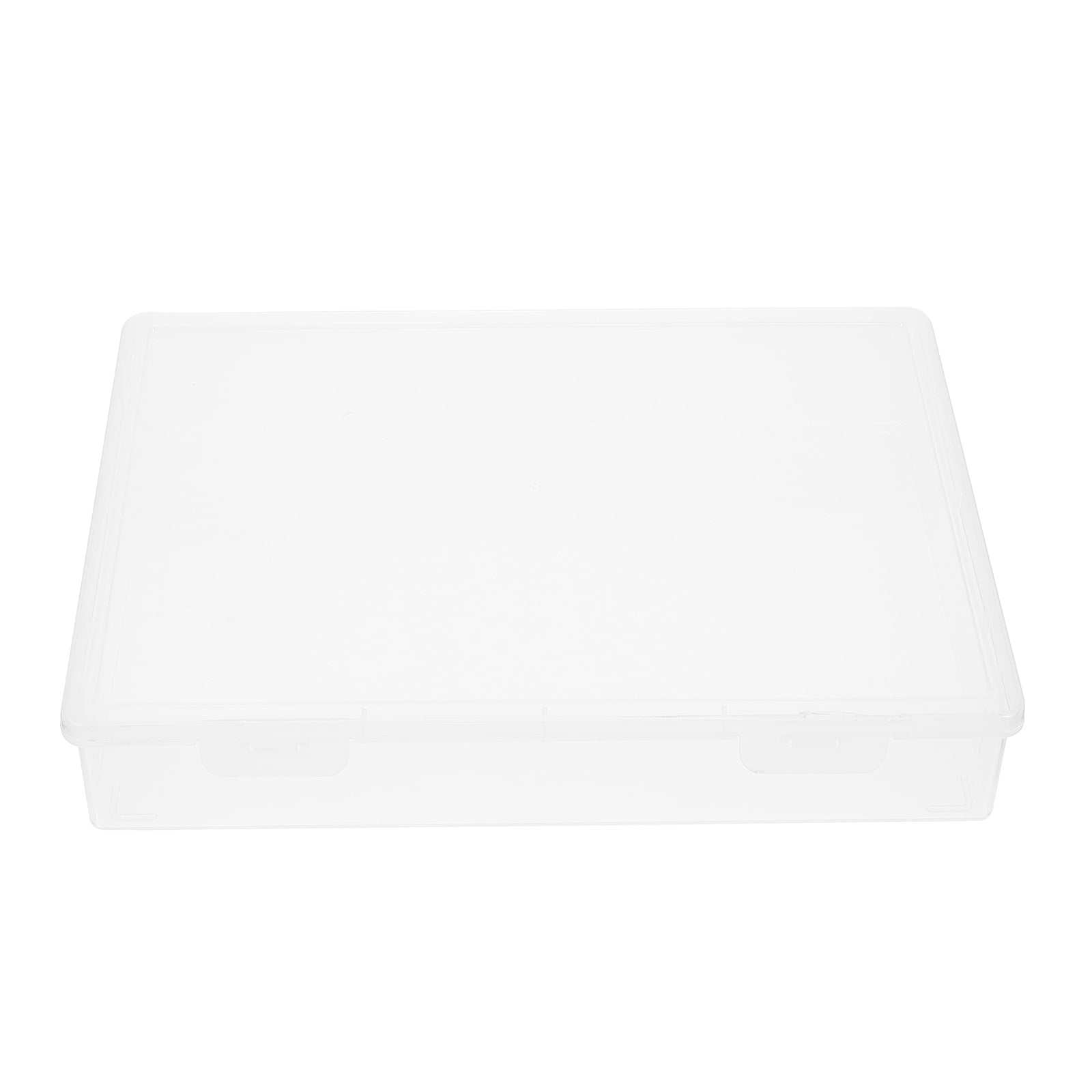 Desk Folder Organizer Clear Plastic A4 File Box Container Holder ...