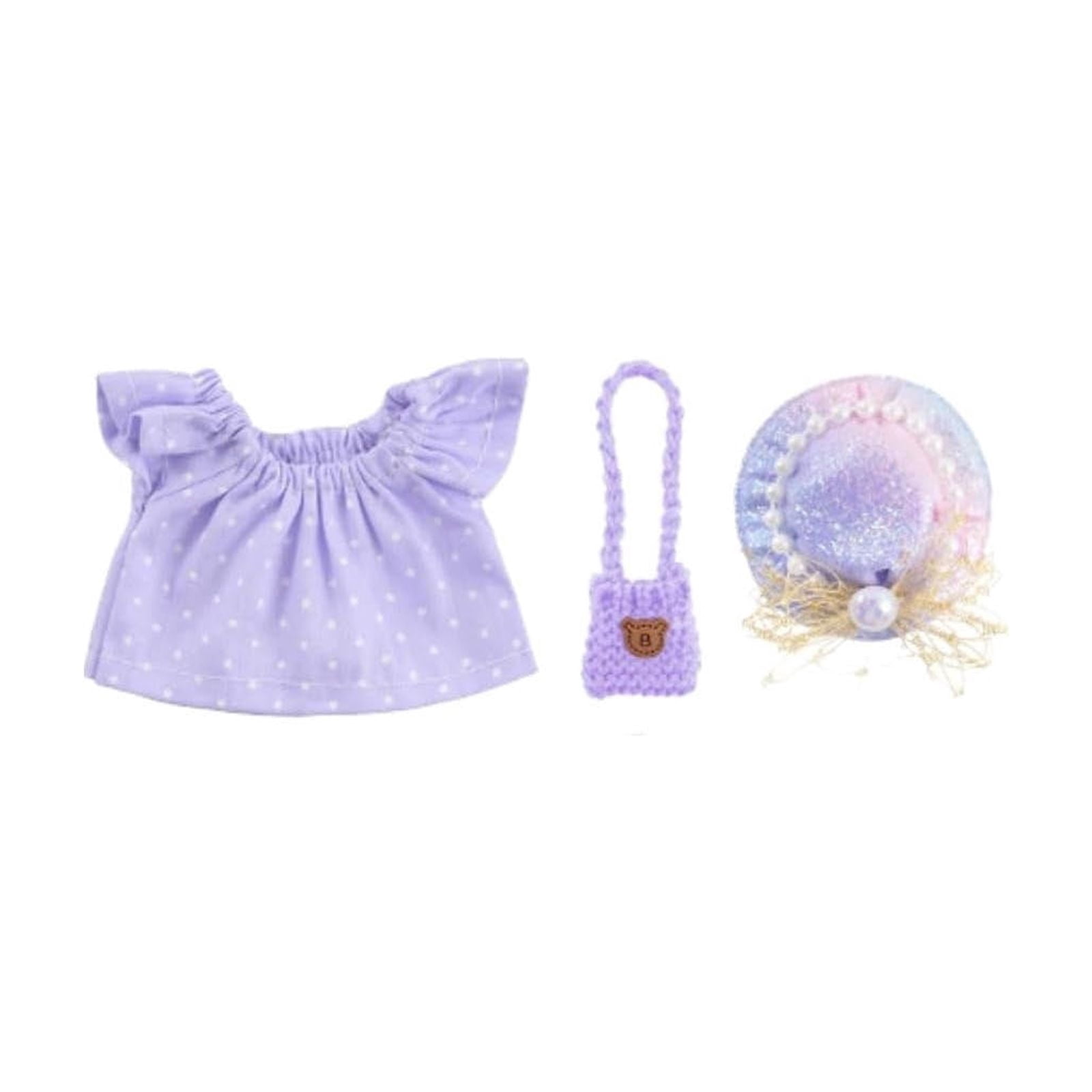 Desk Goose Outfits 7 Inch Mini Summer Clothes with Cute Hats Dresses ...