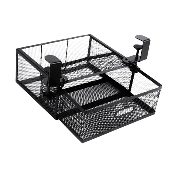 Desk Hanging Drawer Hidden Organizer Invisible Container Large Capacity ...