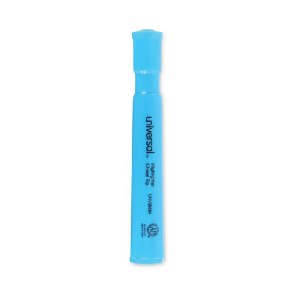 Fluorescent , Chisel Tip Desk Highlighters - Blue (1 Dozen) - Walmart.com