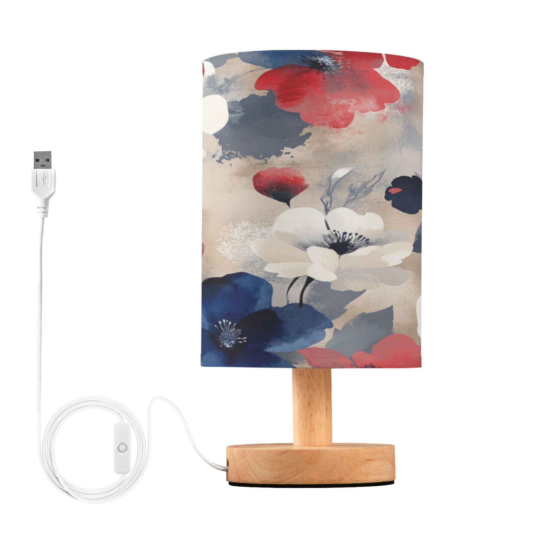 Desk Lamp Bedside Lamp 5.12x9.7In LED Lamp With USB Charging Interface ...