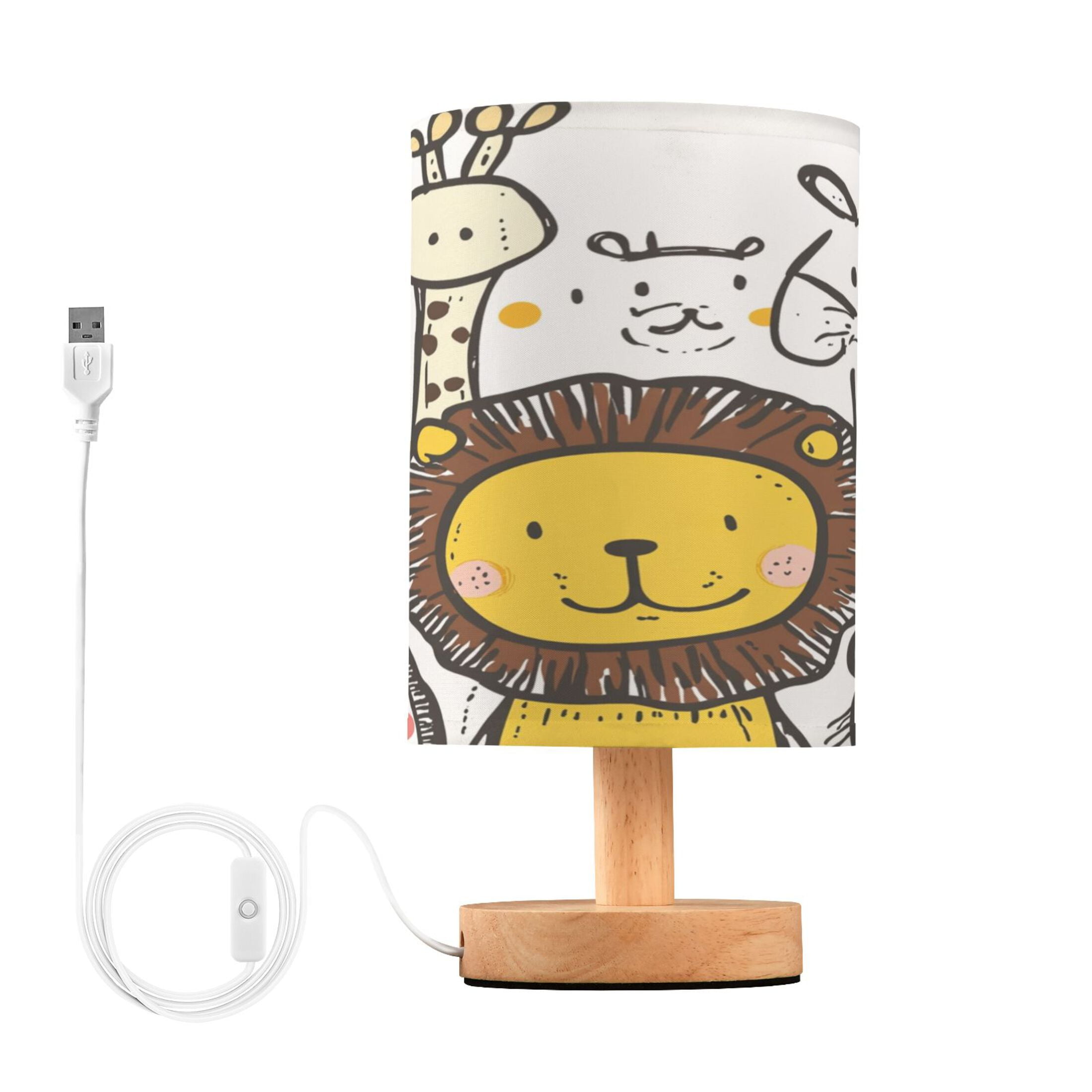 Desk Lamp Bedside Lamp 5.12x9.7In LED Lamp With USB Charging Interface ...