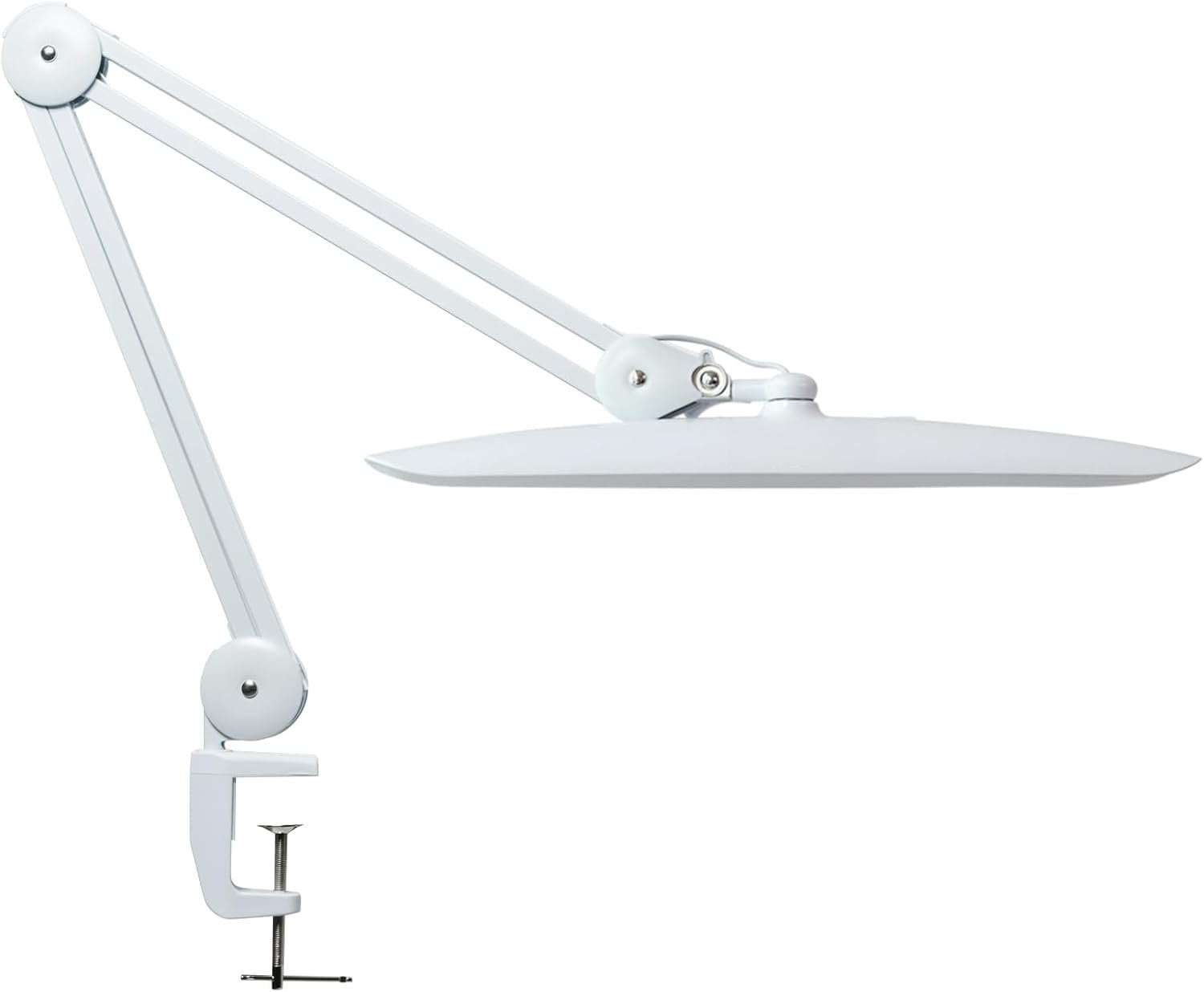 Desk Lamp with Clamp, 117 count LEDs, 2200 Lumens 20 Inch Swivel Arm ...