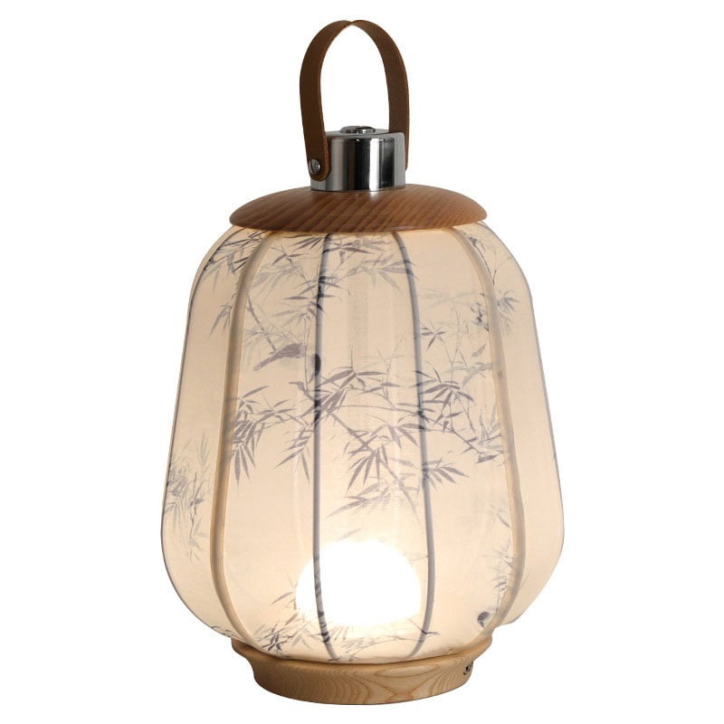 Desk Lamp Hand-held Lantern Fabric Bedside Atmosphere High-end Sensory ...