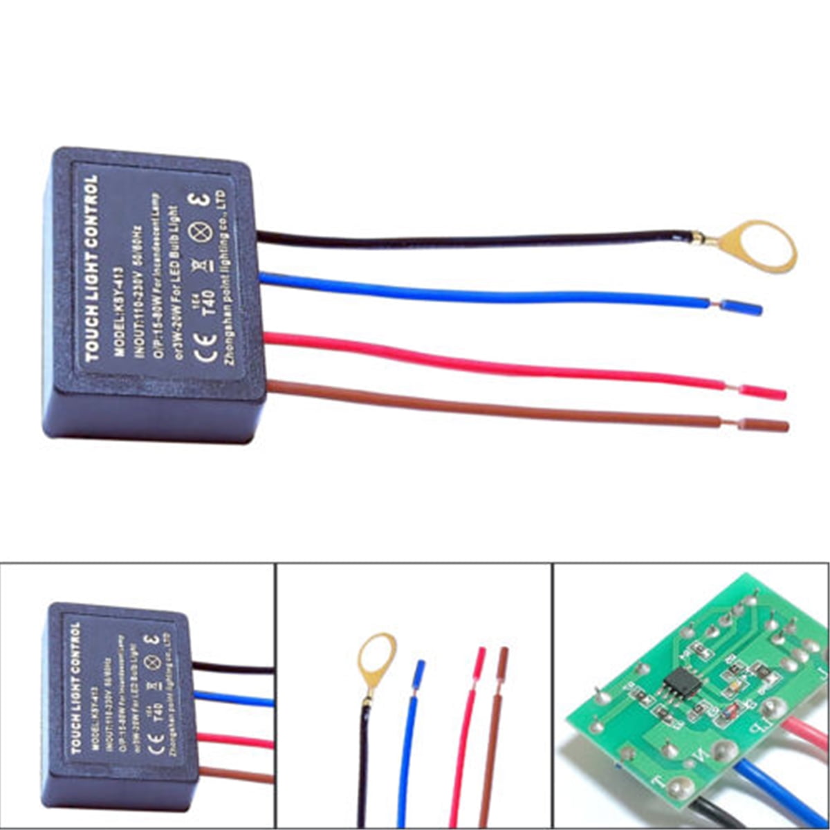 Desk Lamp Touch Dimmer Switch Light Touch Lamp Sensor 3 Levels Sensor ...