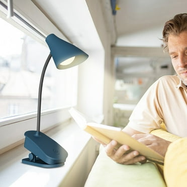 Dimmable LED Desk Lamp, 360 Flexible Eye-Care Clip On Light W/ 3 modes ...