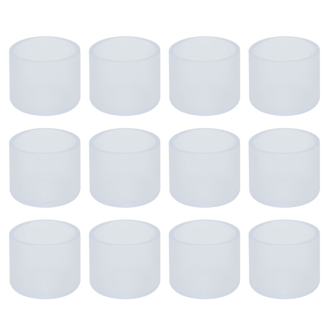 Desk Leg Caps End Feet Furniture Floor Protector 12pcs 1.18" 30mm Inner ...