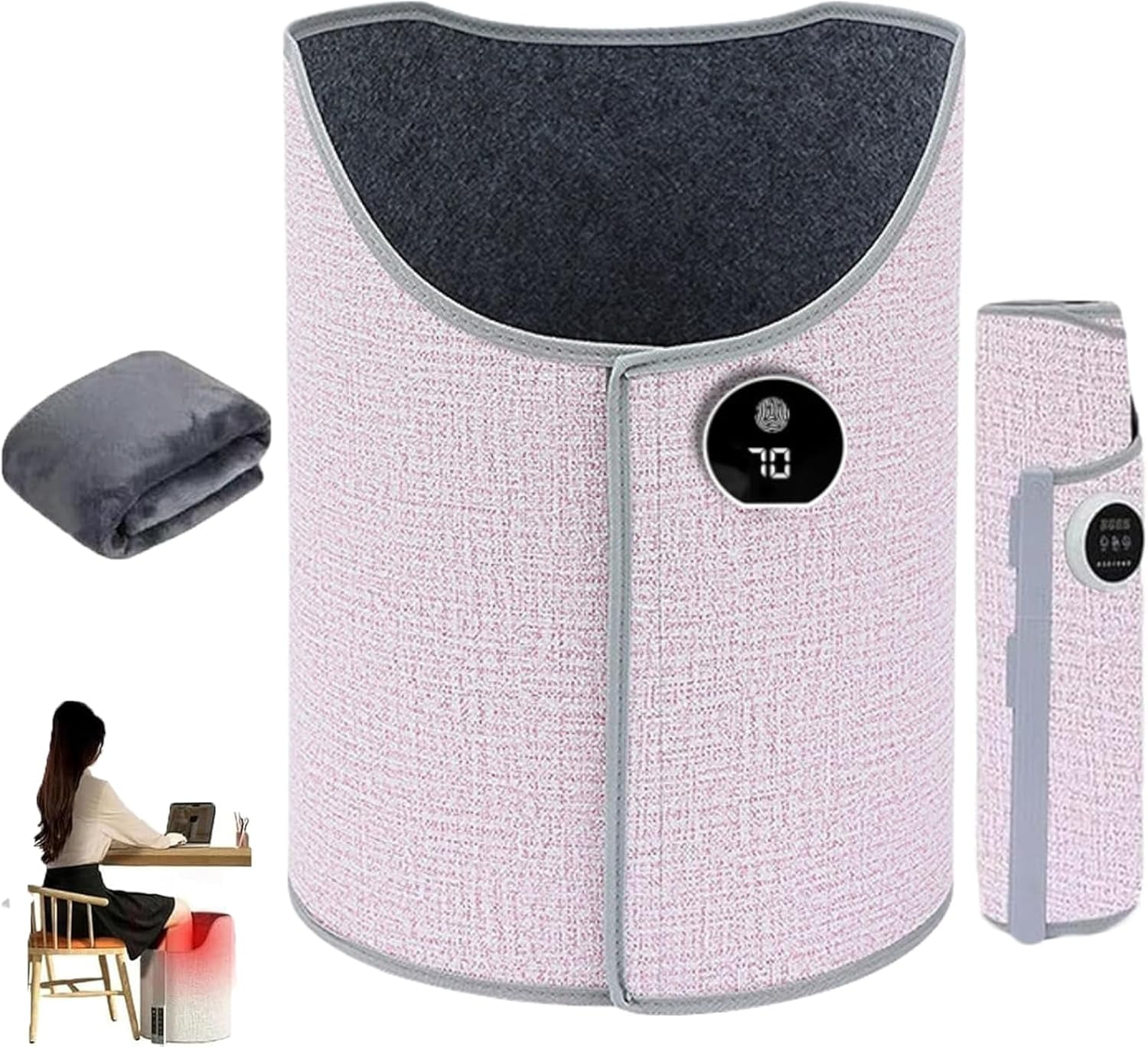 Under Desk Leg Warmer, 2026 New Leg Toaster, Portable Folding Electric ...
