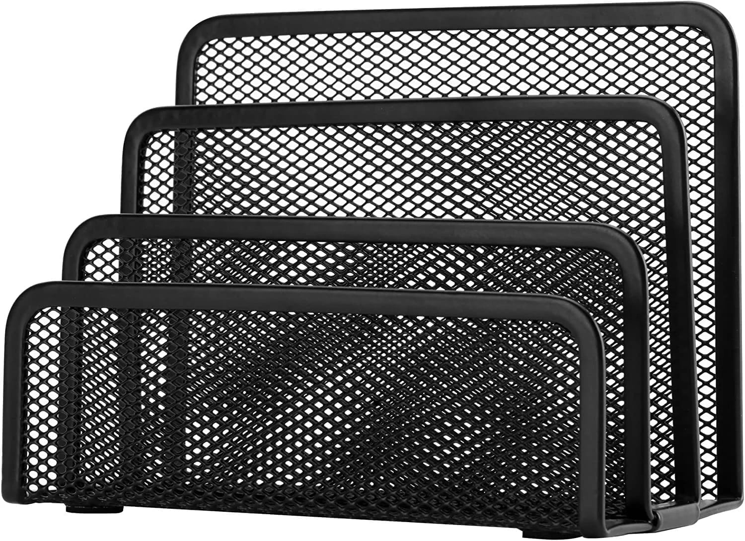 "Bexikou Desk Mail Organizer, Small Letter Holder, Black Mesh File ...
