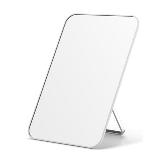 Desk Makeup Mirror, 8 x 5 inches Table Mirror with Foldable Stand and ...