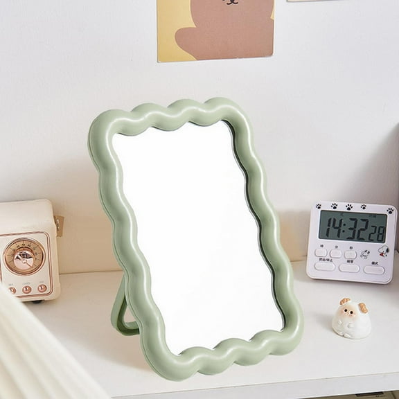 Lilixerw Flower-Shaped Makeup Mirror,for Desk Vanity Mirror,for Bedroom ...