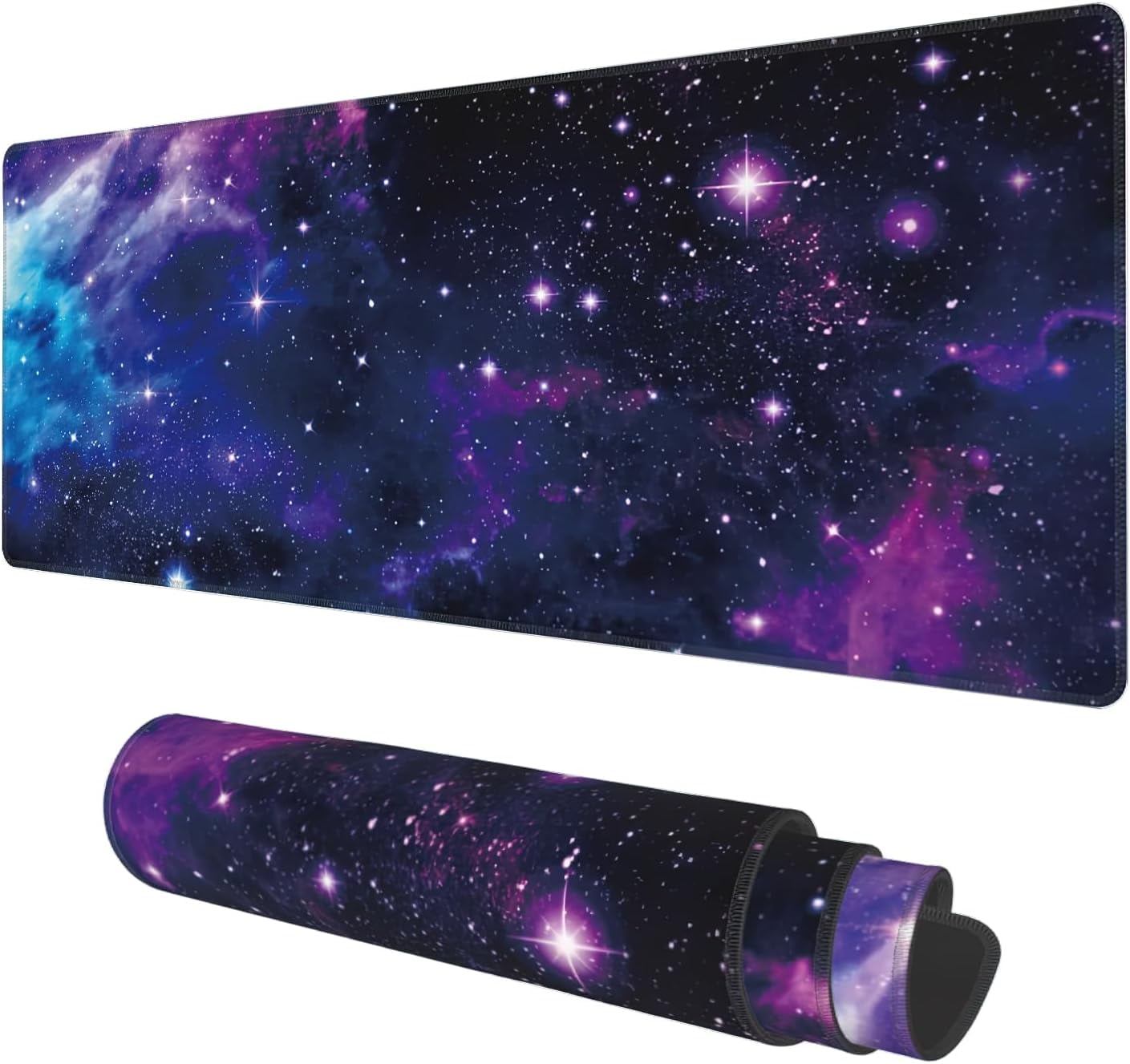 Desk Mat, Galaxy Nebula Universe Space Extended Gaming Mouse Pad Large ...