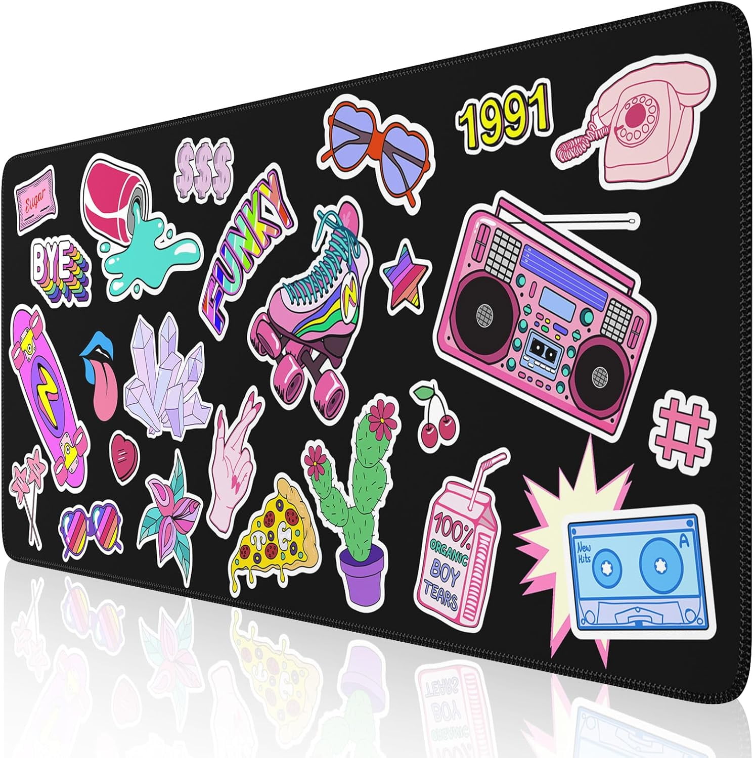 Desk Mat for Keyboard and Mouse, Large Mouse Pad for Desk, Desk Matt ...