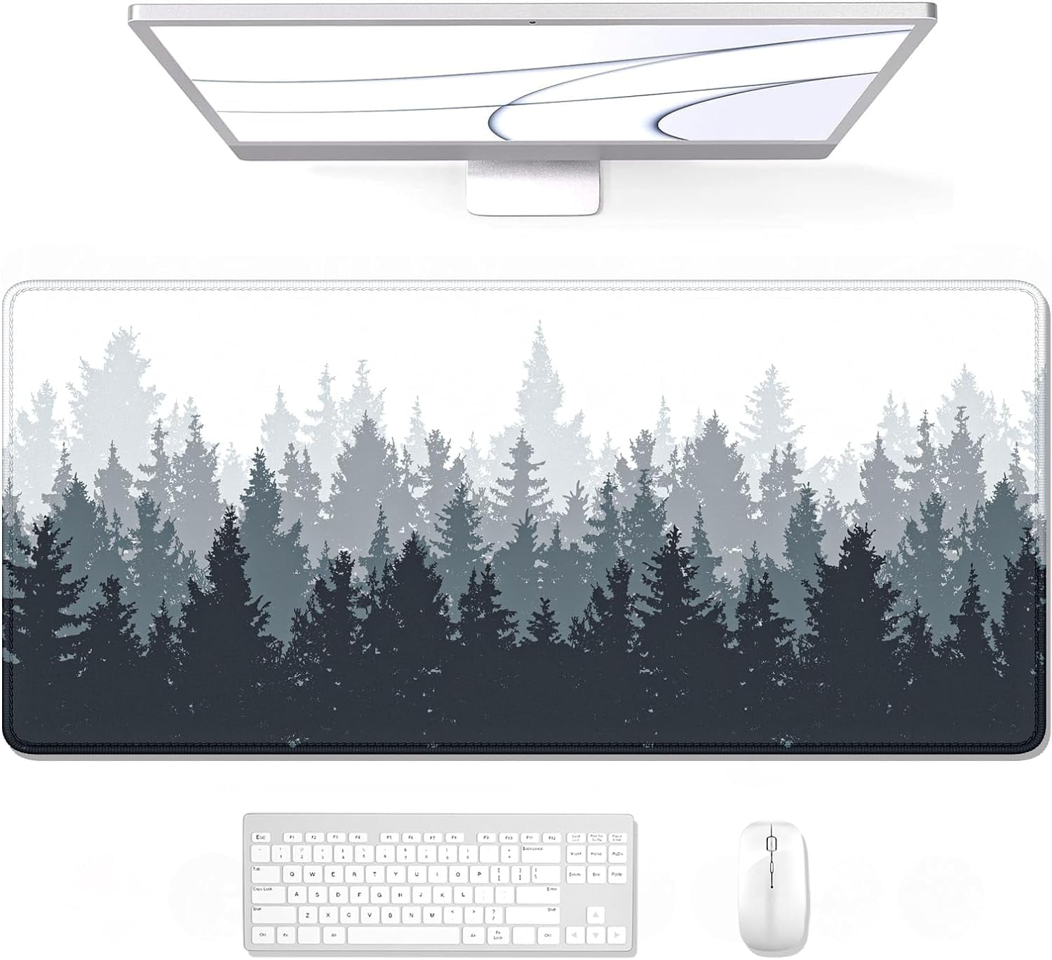 Desk Mat, Large Mouse Pad, XXL Full Size Desk Pad Big Extended Gaming ...