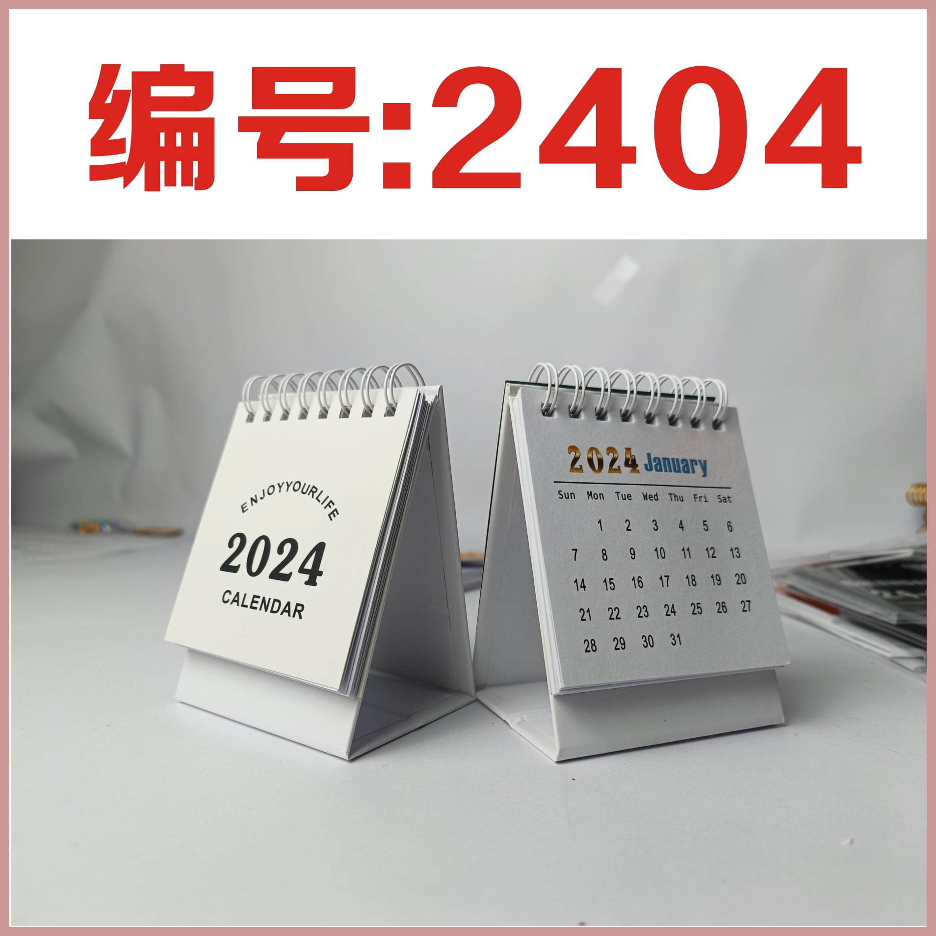 Desk Mini Calendar 2024 Tabletop Small Calendar Small Table Calendar ...