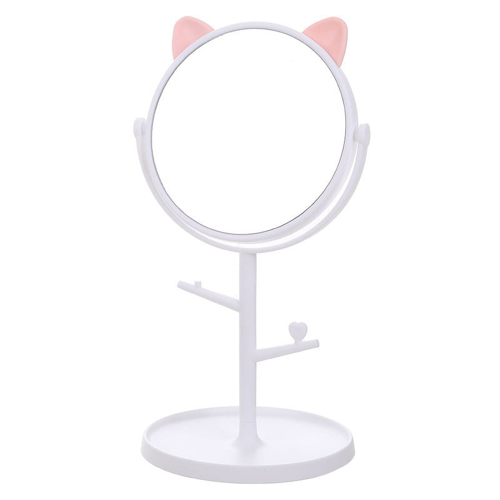 Desk Mirror In Cute Cat Ears Shape Vanity Mirror For You In Bathroom Or ...