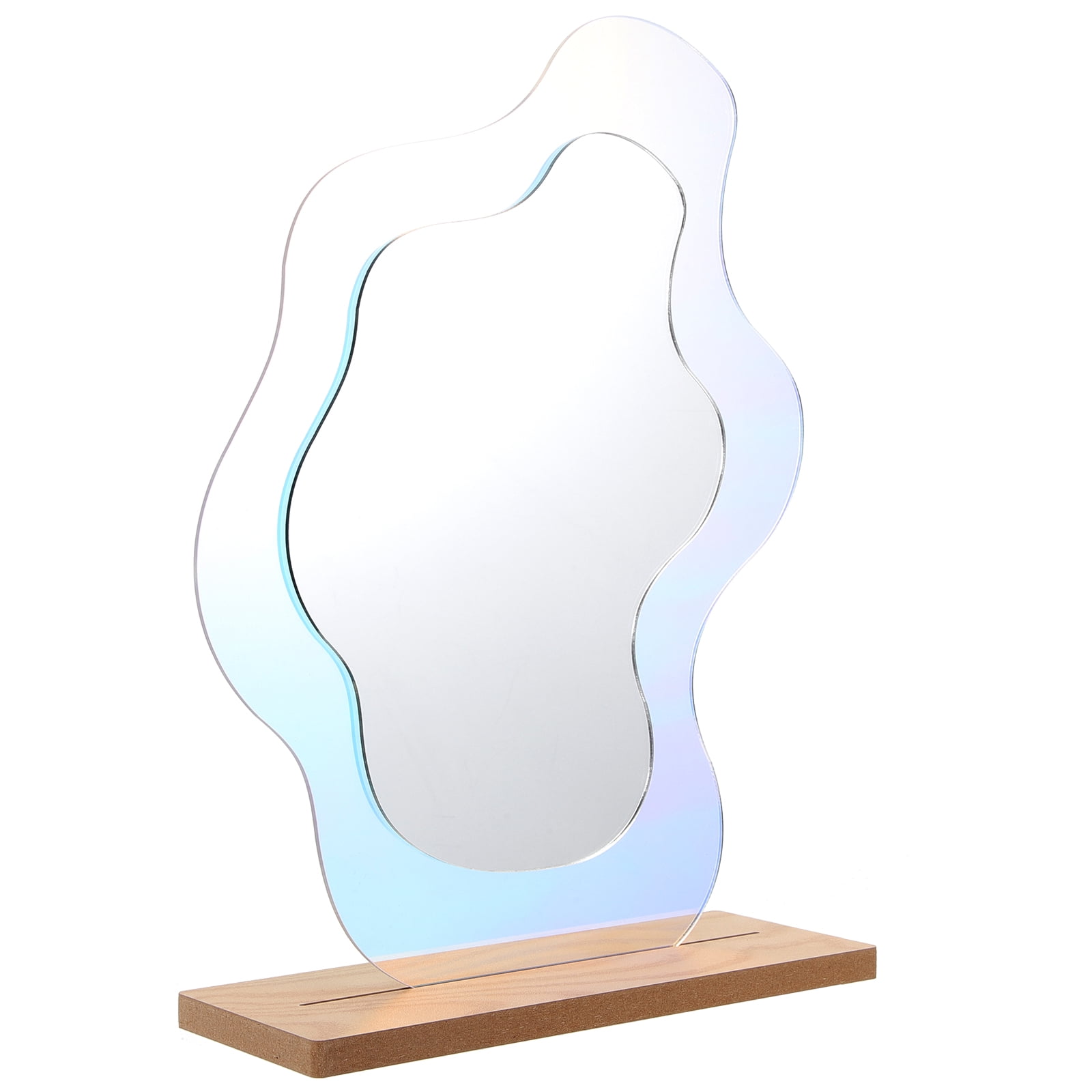 Desk Mirror Irregular Frameless Mirror Cute Mirror Table Mirror with ...