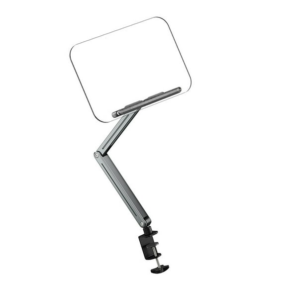 Desk Mount Book Holder Foldable Arm Saves Space Ergonomic for Cookbooks ...
