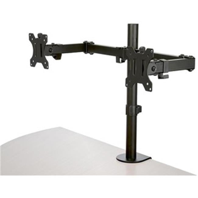 Desk Mount Dual Monitor Arm - Crossbar - Articulating - Steel - Walmart.com
