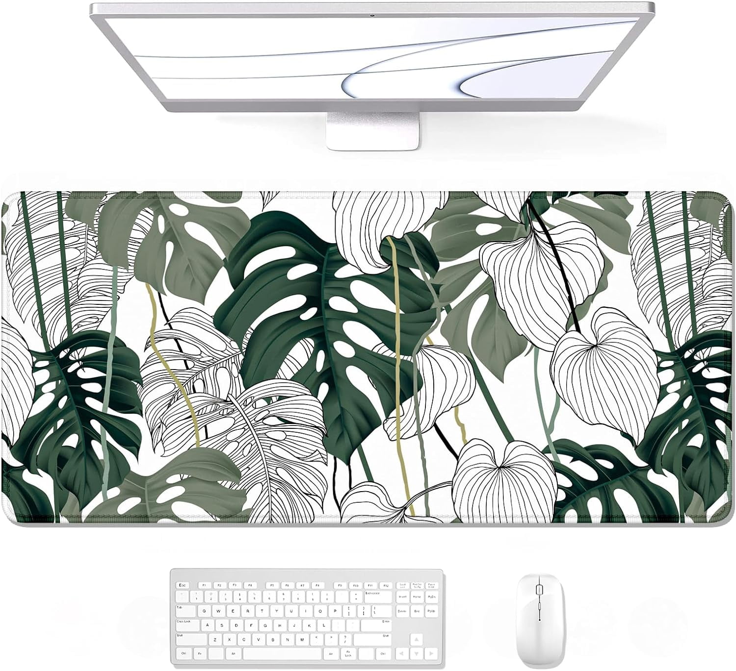 Desk Mouse Pad Large Gaming Mousepad Xxl Desk Pad Extended Long Superior Micro Weave Cloth