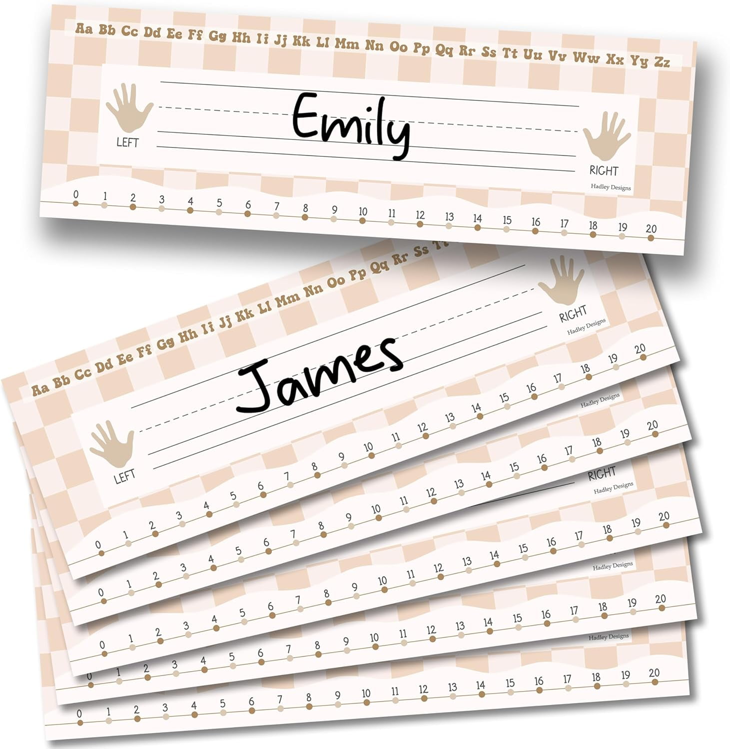 Desk Name Tags for Classroom – 36 Student Name Plates for Classroom ...