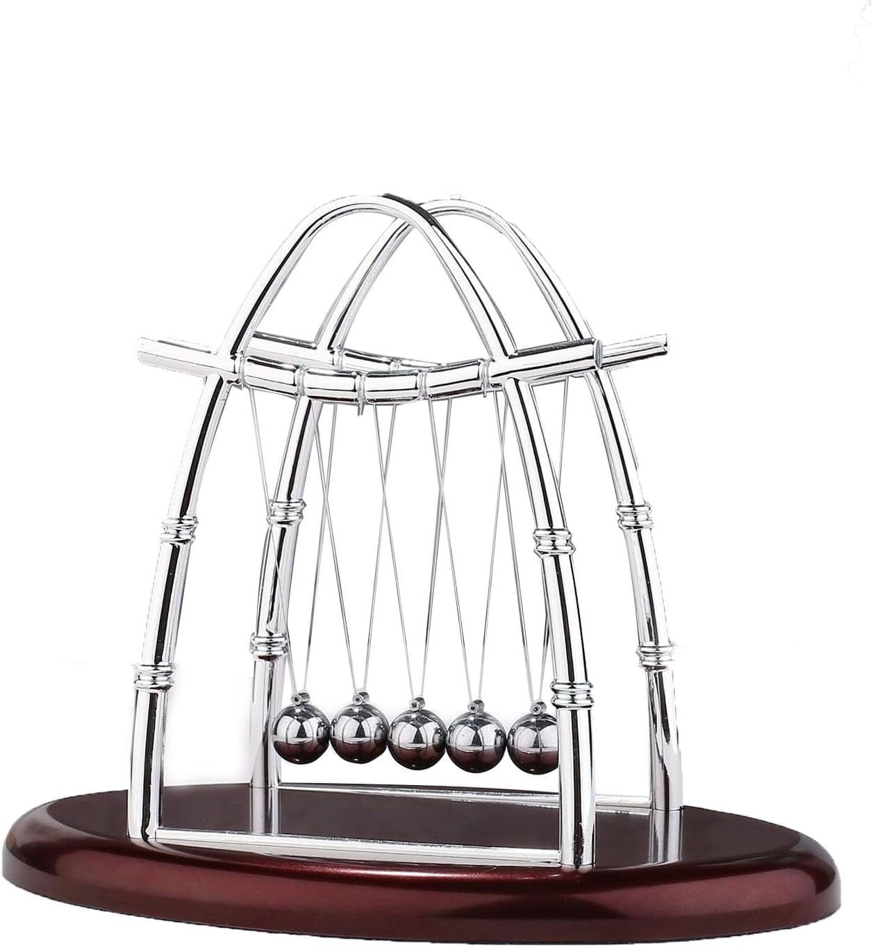 Desk Newtons Cradle Swing Balls Office Decor Physics Pendulum Kinetic ...
