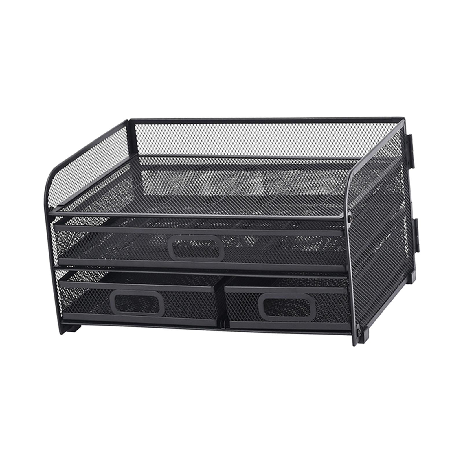 Desk Organizer File Holder Document File Tray Rack Multifunctional ...