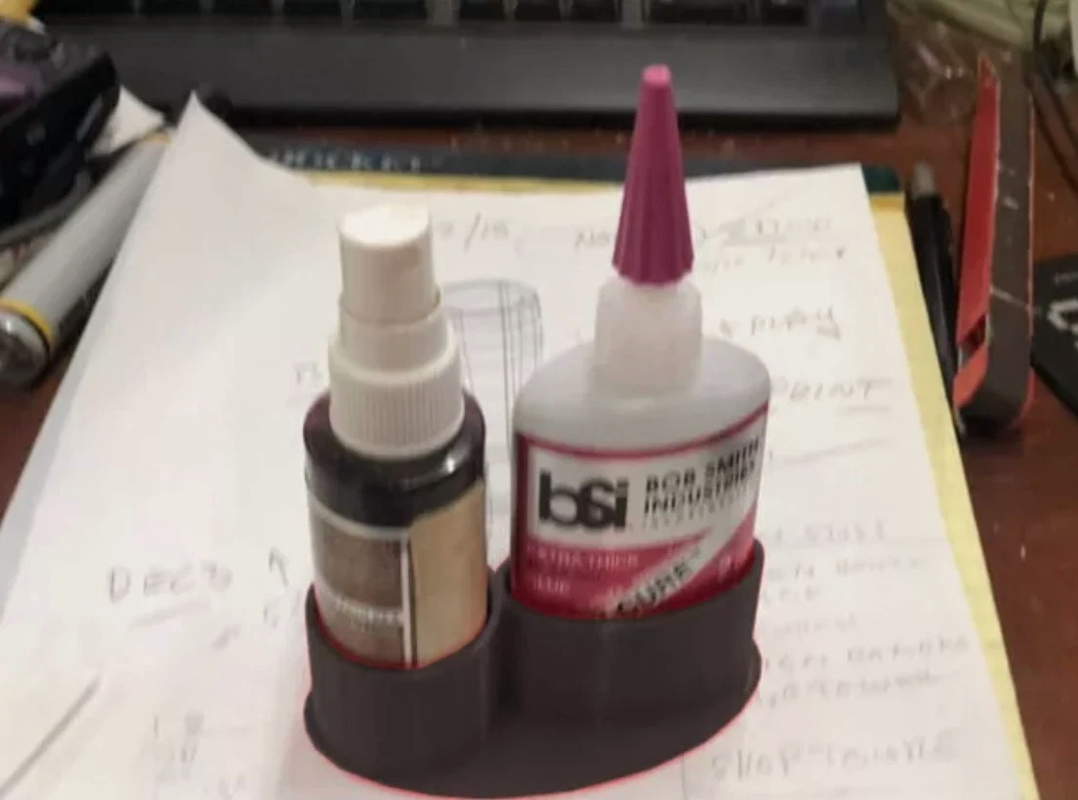 Desk Organizer For Bob Smith Industries - Maxi-Cure Super Glue ...