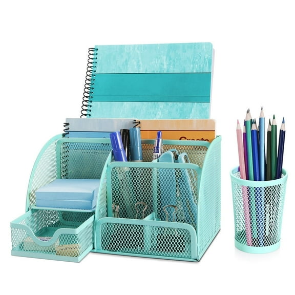 1Pc 3 Layer Drawer Storage Box With Pen Holder Multi Functional Desktop ...
