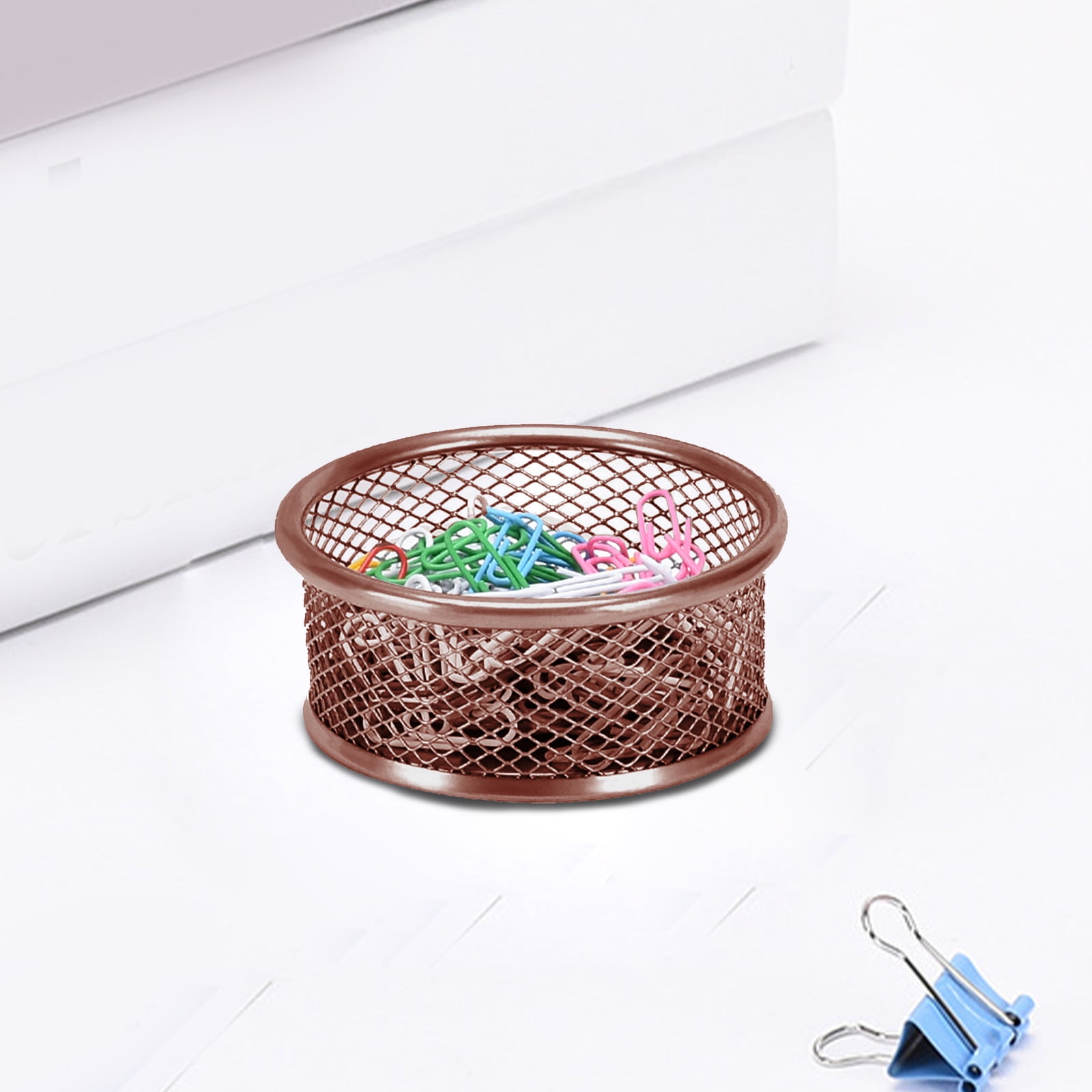 Desk Organizer Paperclip Holder Paperclip Holders for Desk Mesh Paper ...